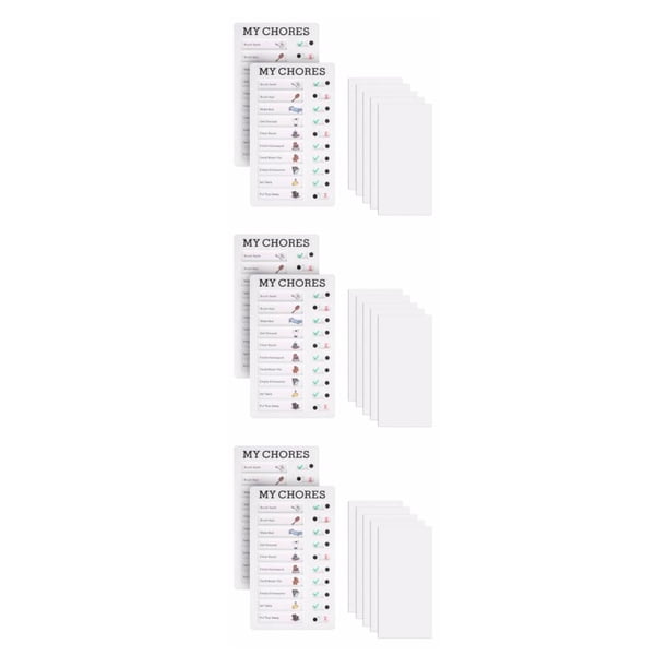 Goriertaly 2piece Wide Usage Scenario Checklist Chore Chart Boards For ...