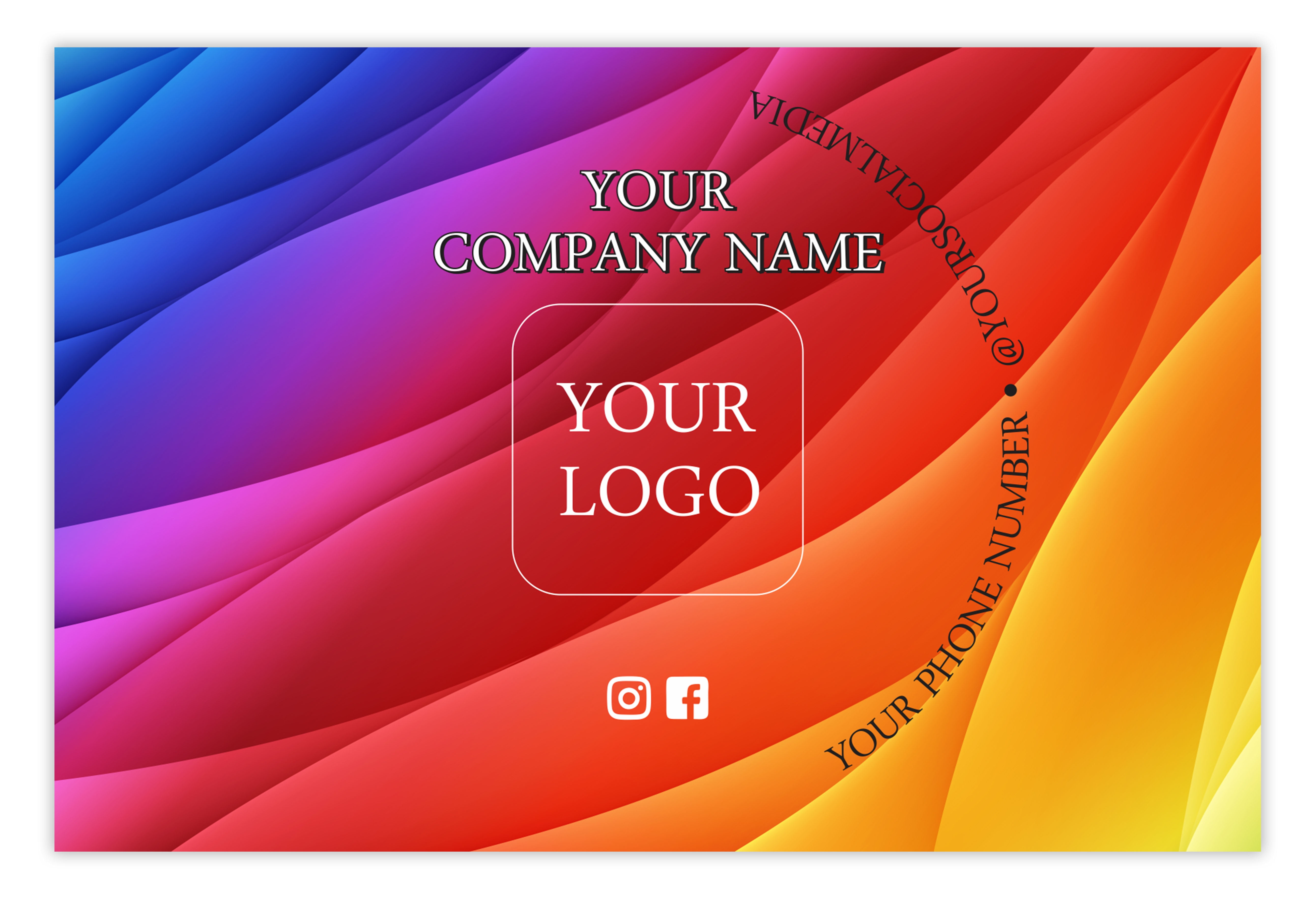 Printtoo Label for Small Business-100 RectangleCustom VinylPersonalized ...