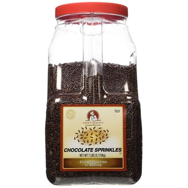 Chef's Quality Rainbow Sprinkles, 7 lb - Edible Cake Toppings and Food ...