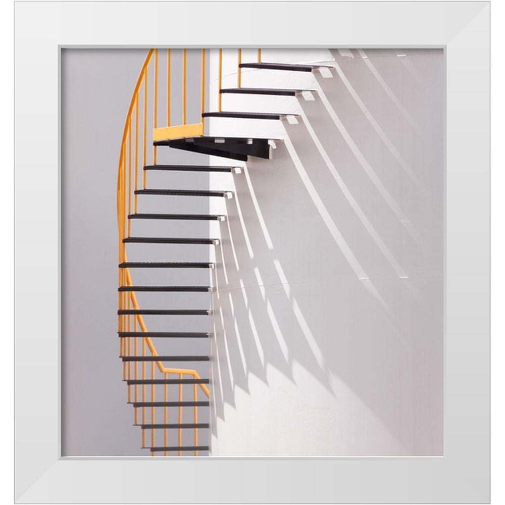 Hammer, Jacqueline 26x27 White Modern Wood Framed Museum Art Print ...