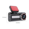 GJX 2026 New Wireless Dash Cam Car Camera, Dash Cam Front and Inside ...