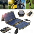 80W Solar Panel Charger with USB Folding Design, Portable Phone Charger ...