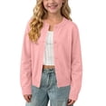 AKOEE Knit Sweater Cardigans Girls Boys Long Sleeve Soft Cotton Button ...