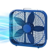 "Lasko 20"" Metal Blade Box Fan, 3 Speeds, Weather-Resistant, Portable ...