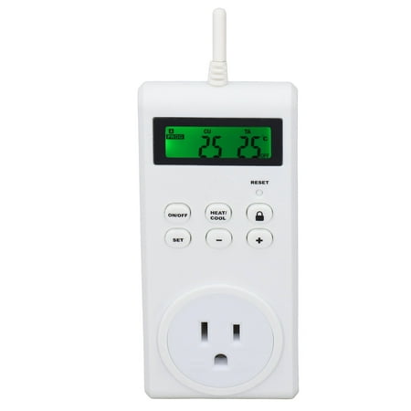 Temperature Controller, Programmable Thermostat Outlet For Home US Plug ...