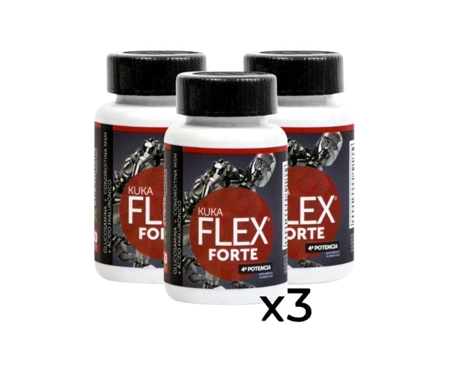 Complemento Alimenticio Kuka Flex Forte 3 Pzs Golden Natura Golden ...