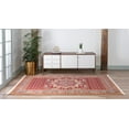 Rugs.com Amina Collection Rug – 6' x 9' Red Flatweave Rug Perfect For ...