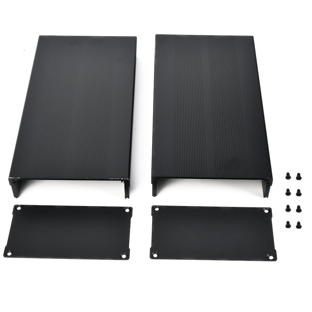 Aluminum Alloy Project Box DIY Sand Black Enclosure Electronic ...