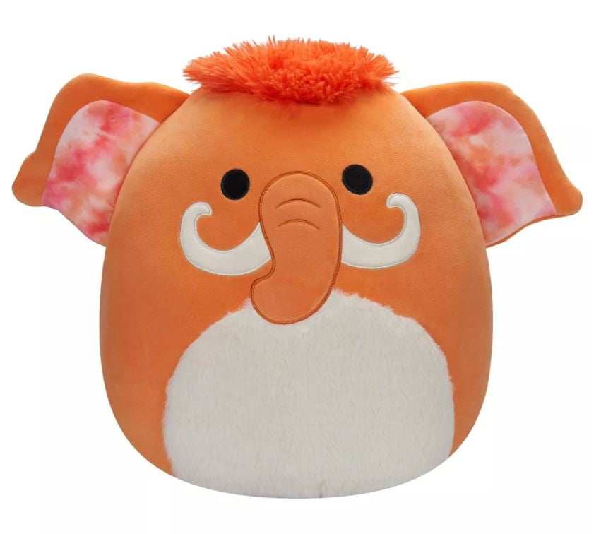 Squishmallows 16" Wilbie The Orange Woolly Mammoth Plush Toy Super Soft ...