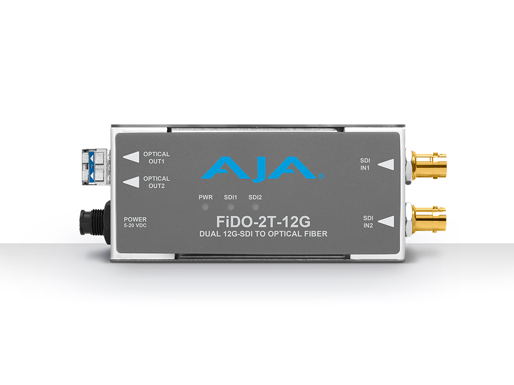 Buy AJA FiDO-2T-12G 2-Channel 12G-SDI to Single-Mode LC Fiber Transmitter - Video extender - 12G ...