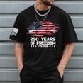 250 Years Flag Shirts For Men 4th Of July T Shirt 1776 2026 USA ...