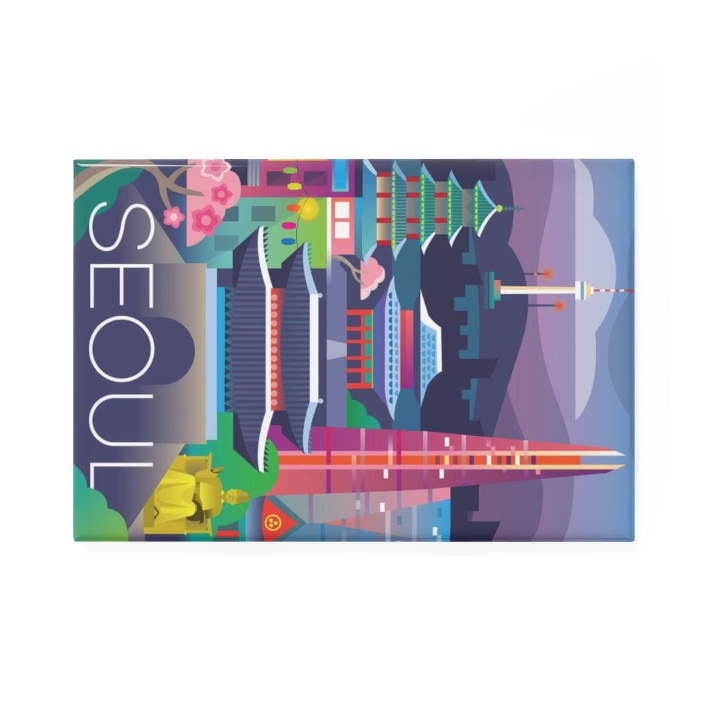 SEOUL REFRIGERATOR MAGNET - Walmart.com