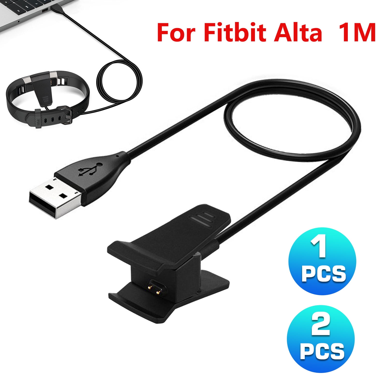 Charger Fit For Fitbit Alta Replacement Usb Adapter Charging Cable