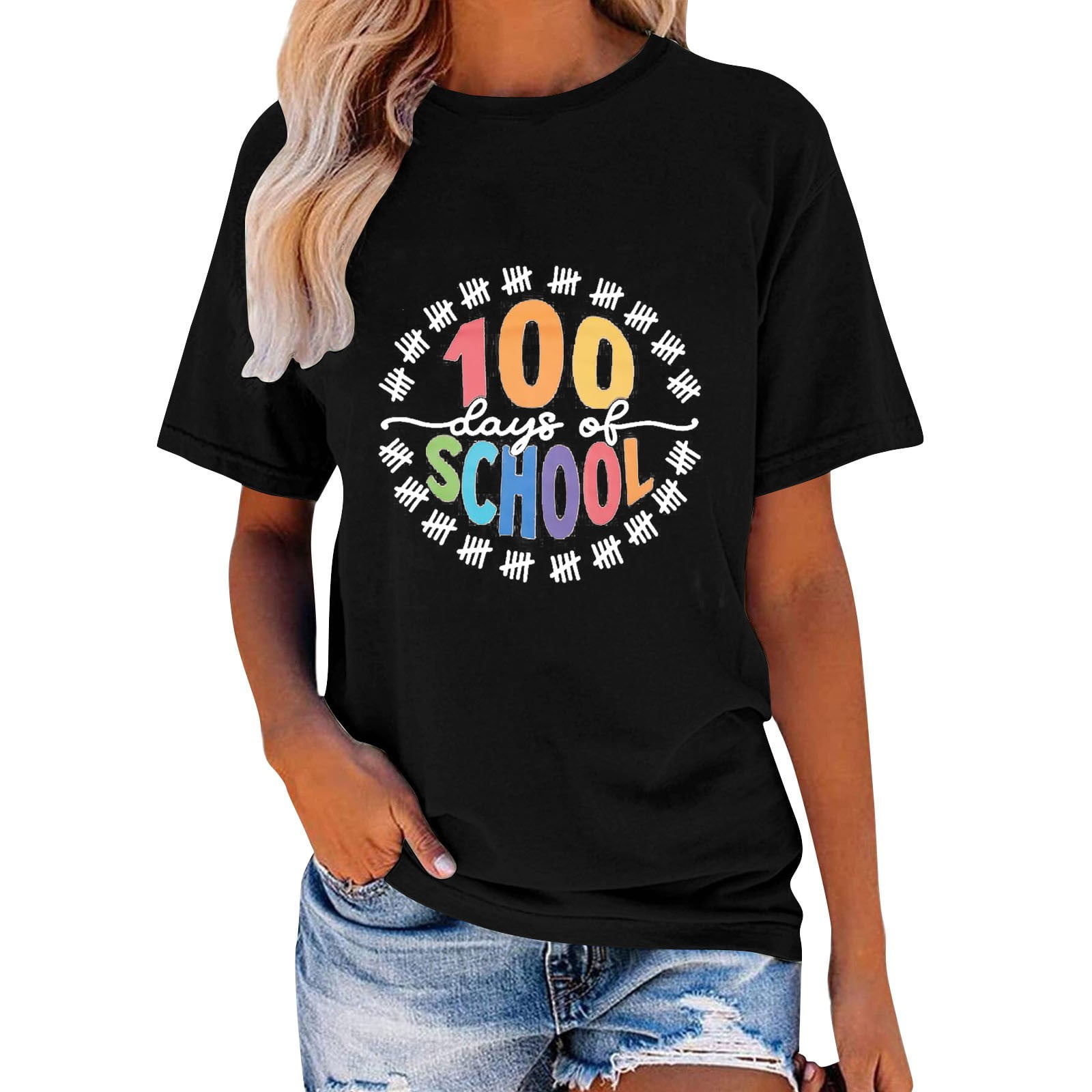 Click here for Ylhfashion 100 Days Of School Shirts For Women Hap... prices