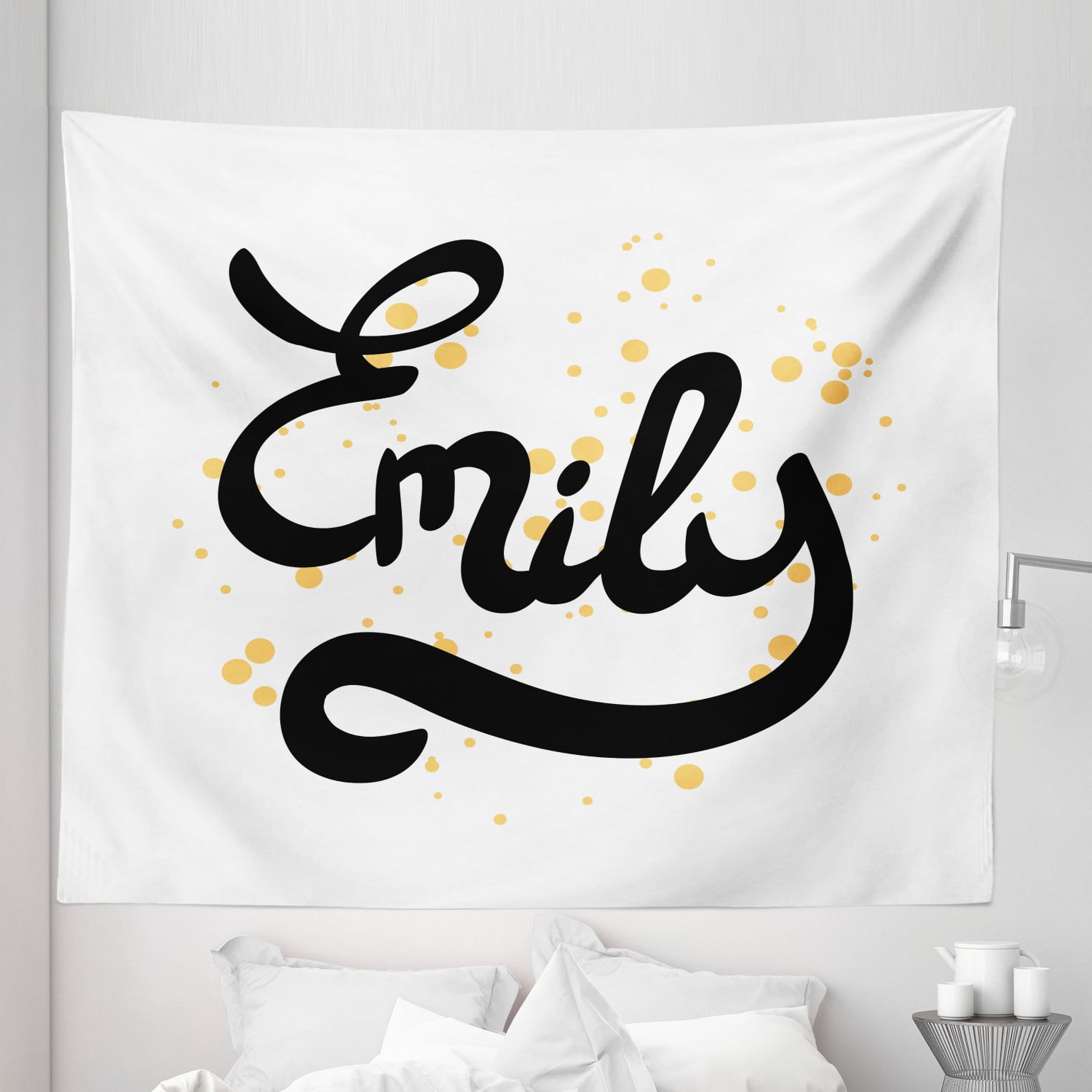 Emily Tapestry, Hand Drawn Monochrome Cursive Font Modern Calligraphic ...