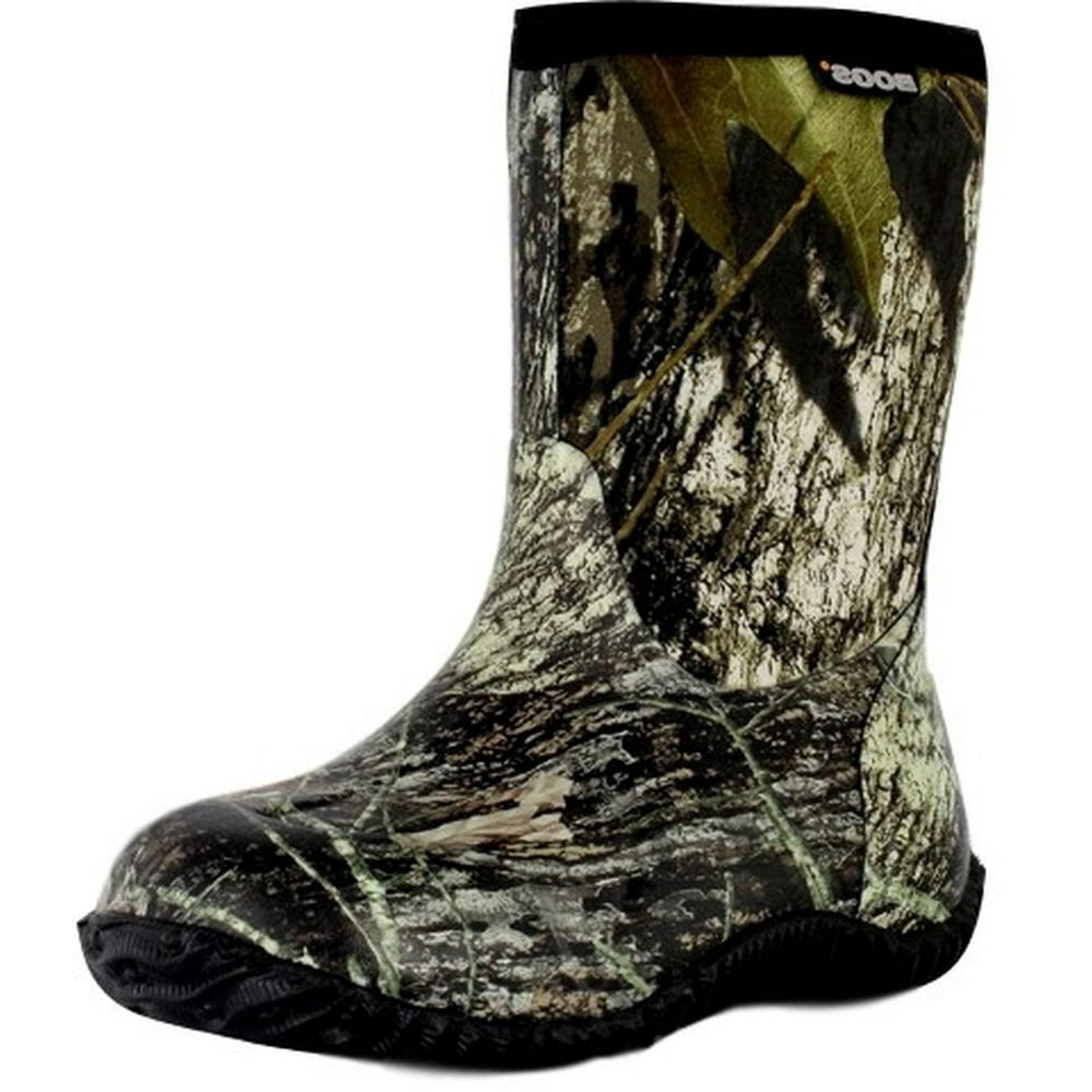Bogs - Bogs Boots Boys Kids 9" Classic Mid Rubber WP Mossy Oak 51366 ...