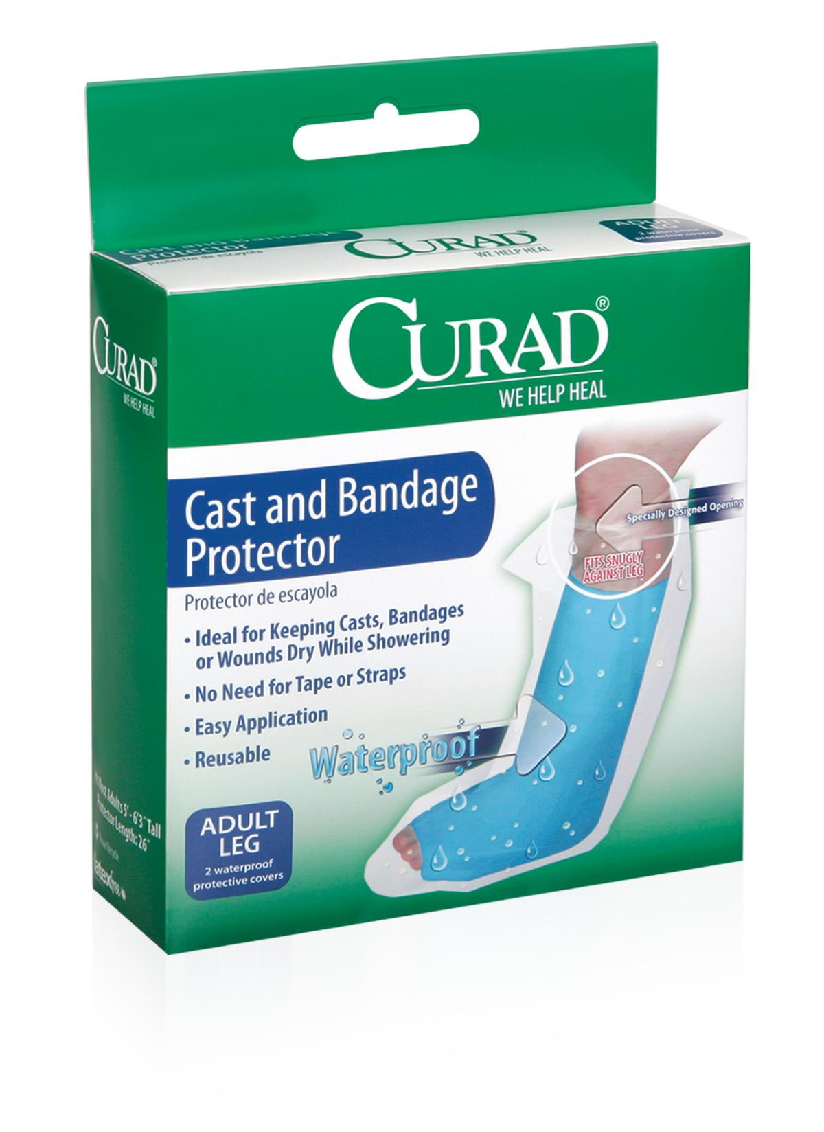 Curad Cast & Bandage Protector, Adult Cast Leg Protector For Shower or ...