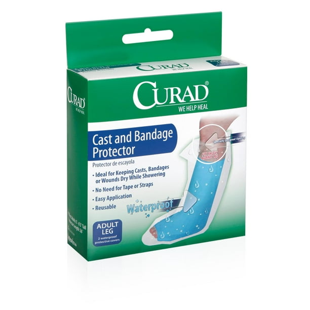 Curad Cast & Bandage Protector, Adult Cast Leg Protector For Shower or ...