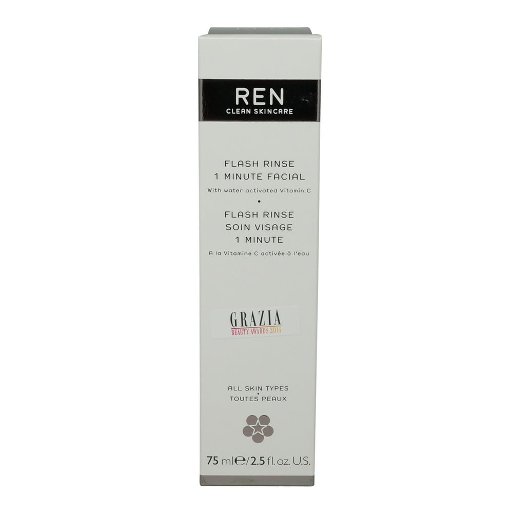 REN - REN Skincare Flash Rinse 1 Minute Facial - 2.5 Oz - Walmart.com ...