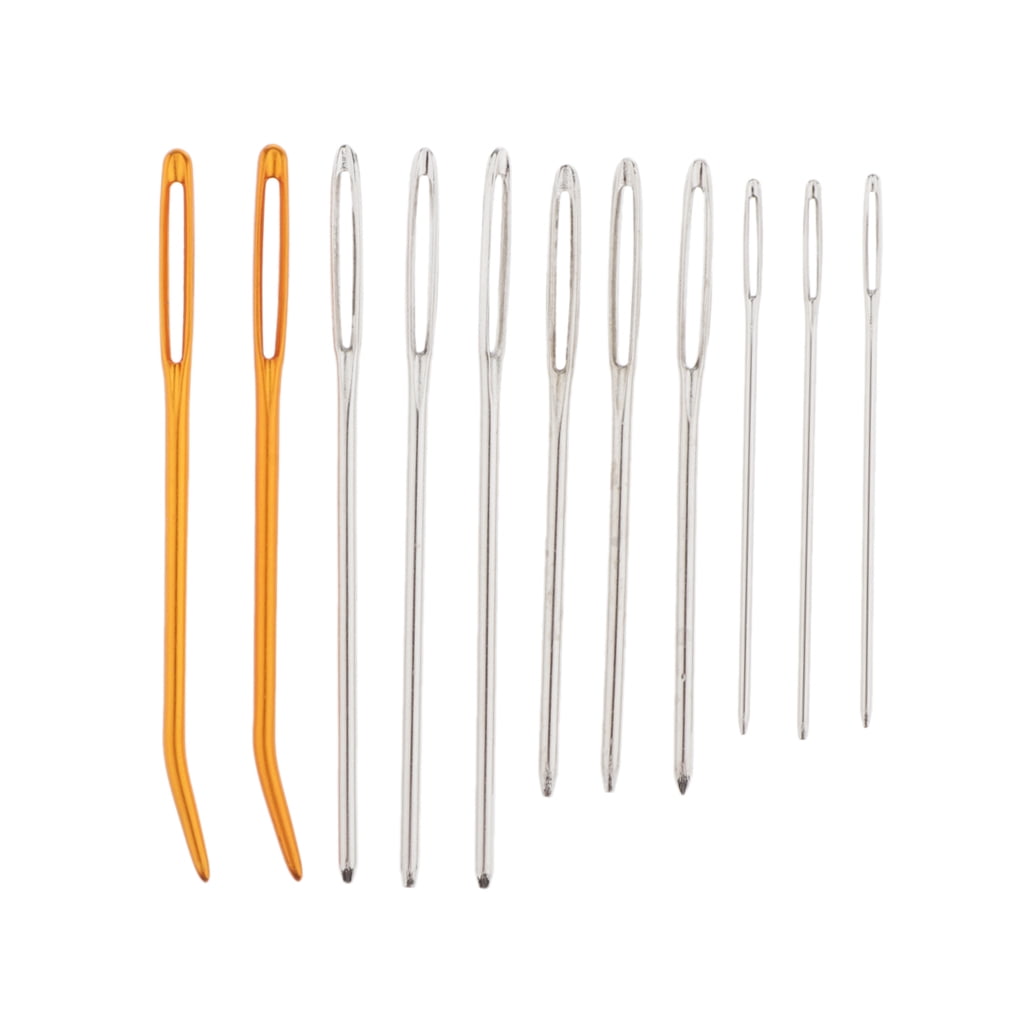 11 Large-Eye Blunt & Threader Crafting Knitting Weaving Stringing ...