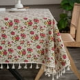 ShengRui Rural Small Flower Cotton Table Flower Table Cloth Flush Sutu ...