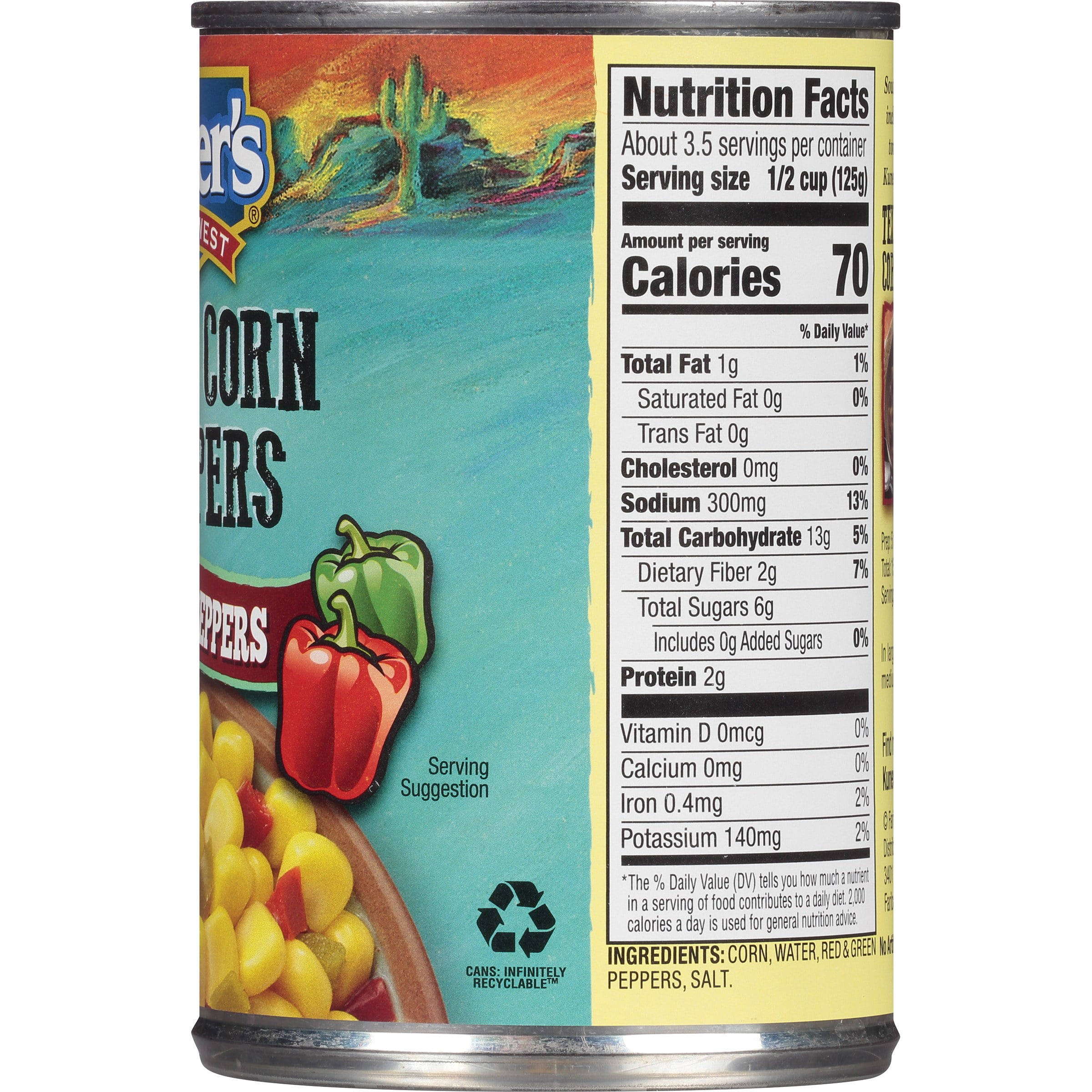 Buy Kuner's Southwest Corn with Red and Green Peppers, 15 oz, Can ...