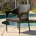 Brown Outdoor Wicker Chairs (Set of 2) - Walmart.com