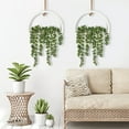 Miqiao 2 Pcs Artificial Hanging Succulents Plants, Faux String of ...