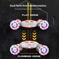 Remote Control Stunt Car, 2.4G Gesture Sensing 4WD Toy Car with 3 ...