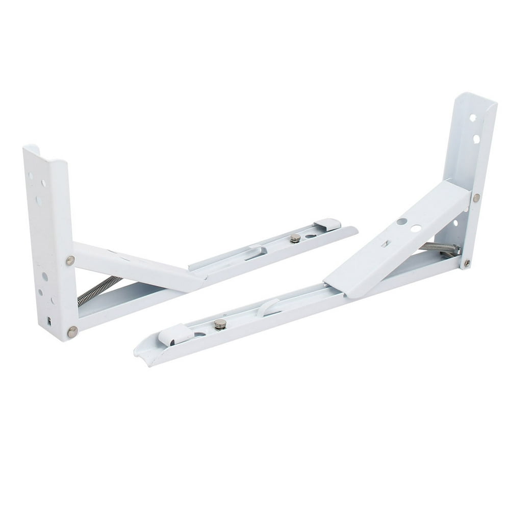25cm 10" Length Spring Loaded Triangle Folding Shelf Support Bracket ...