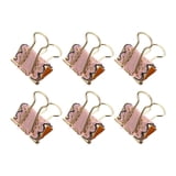 GOOHOCHY 6 Pcs Lace Binder Clips Elliot Folder Paper Dovetail Office ...