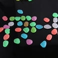 Farfi 10Pcs Luminous Stones Glow in the Dark Decorative Pebbles ...