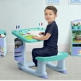 Bluey Draw and Play Desk by Delta Children – Includes 10 Markers and ...