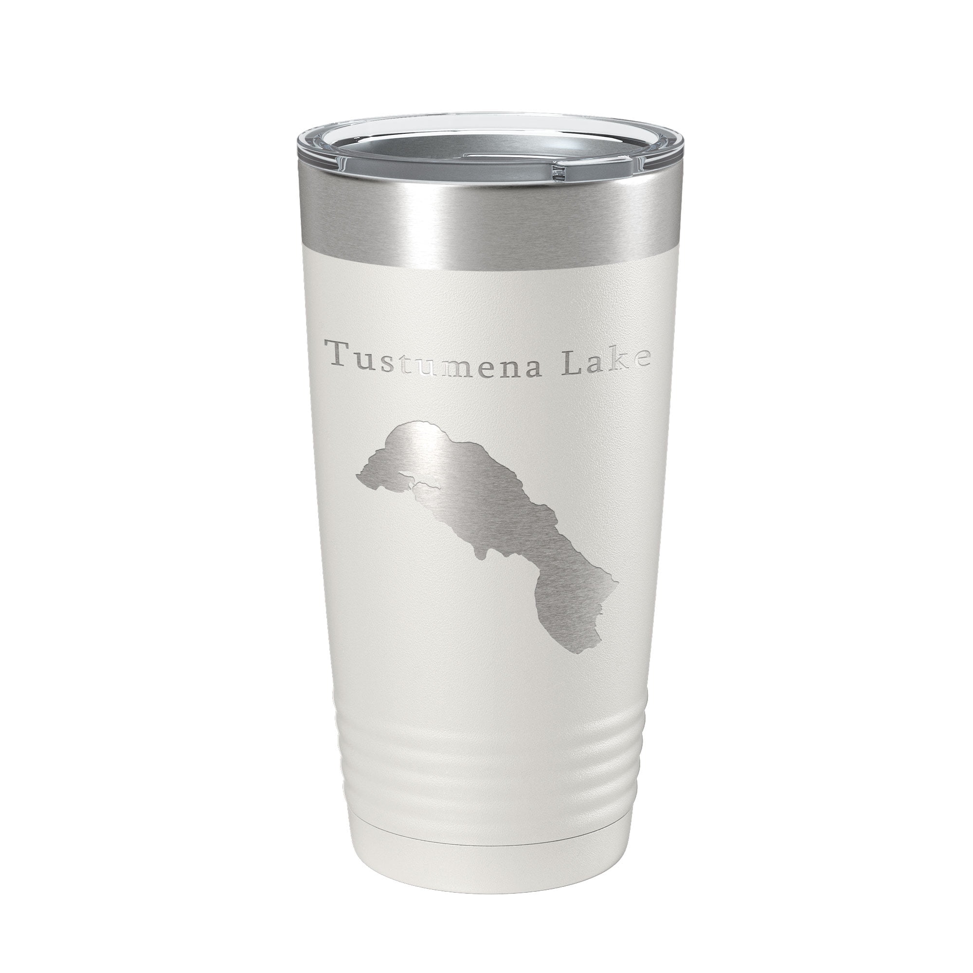Tustumena Lake Map Tumbler Travel Mug Insulated Laser Engraved Coffee ...