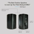 Definitive Technology AW 6500 Outdoor Speaker, Single, Black with BDSS Drivers & Durable ...