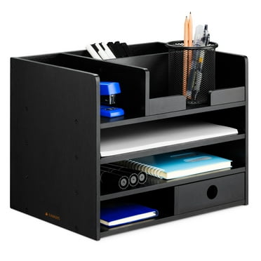 VIVO Black Under Desk Lockable Pull Out Storage Drawers, Workspace ...