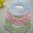 Reusable 4 Piece Elastic Shower Cap Waterproof Plastic For Womens