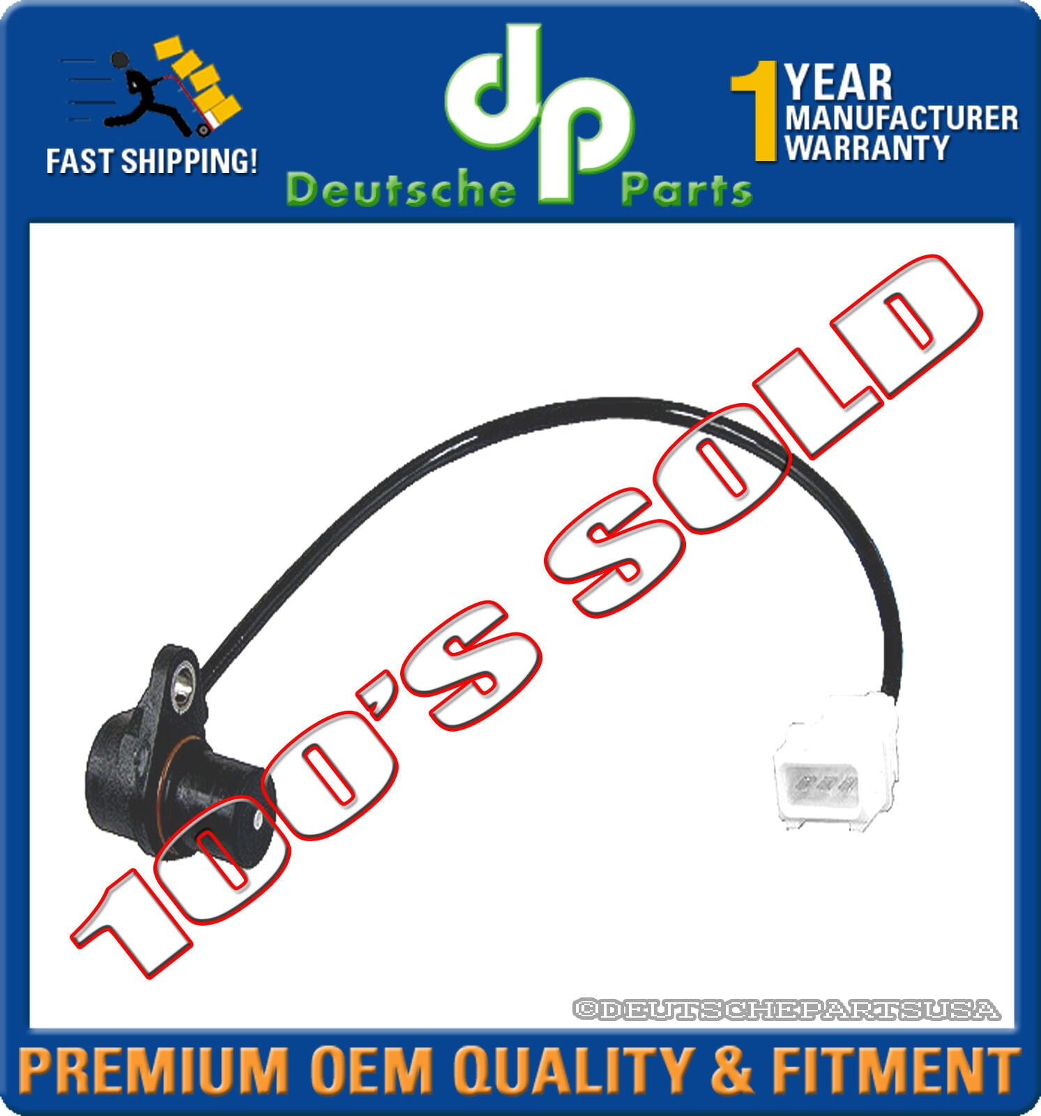 VW 2.8 V6 CRANK RPM REFERENCE CRANKSHAFT POSITION SENSOR 021 906 433C ...