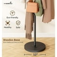 MISSLO Heavy Duty Coat Rack Freestanding 4 Adjustable Size Coat Tree ...
