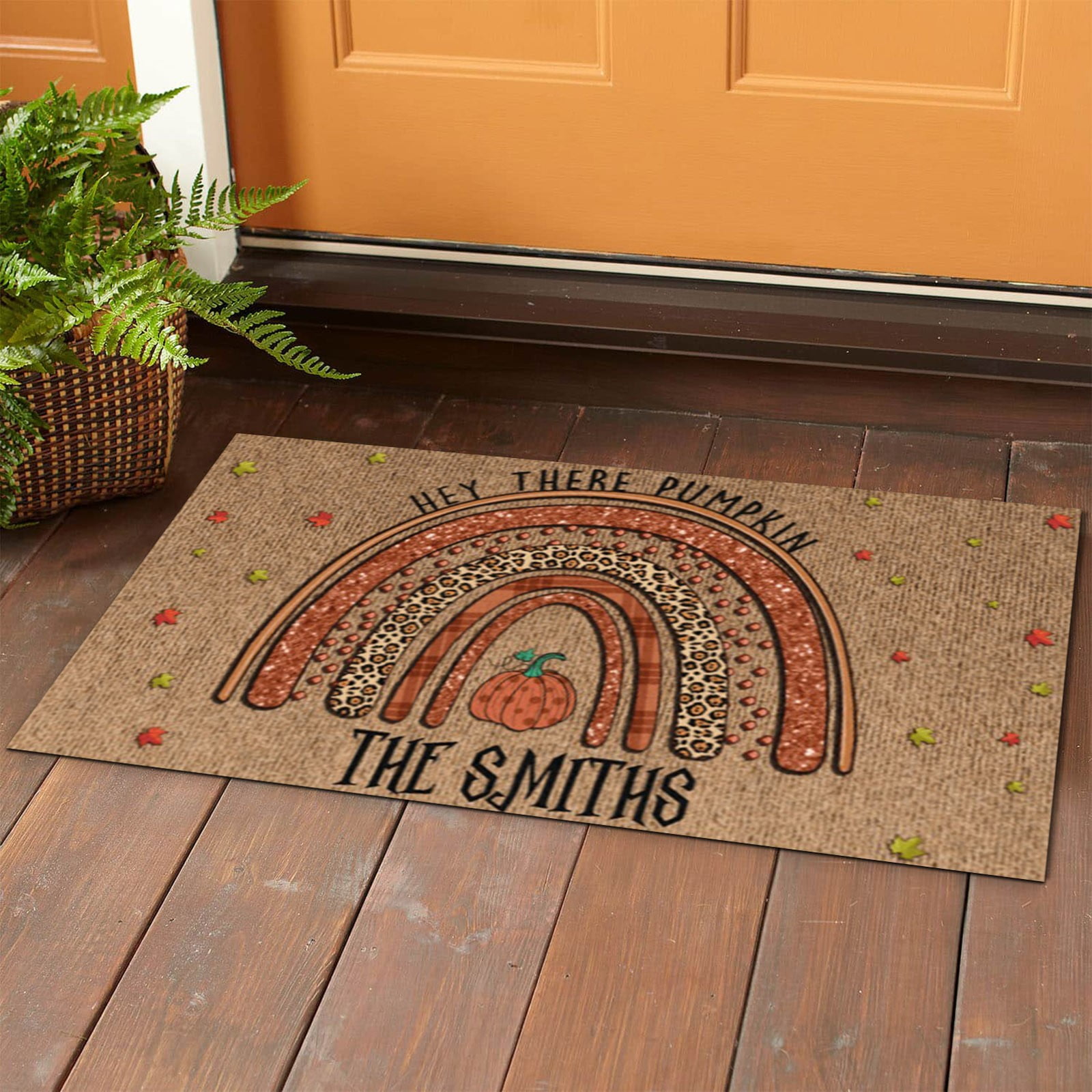 Thanksgiving Decor Day Decorative Door Mat Bathroom Living Room Welcome ...