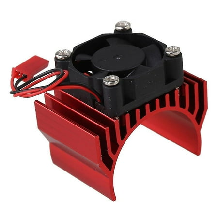 Red Rc1:10 Car Aluminum N10095 Heat Sink 540 550 Stock Motor Cooling ...