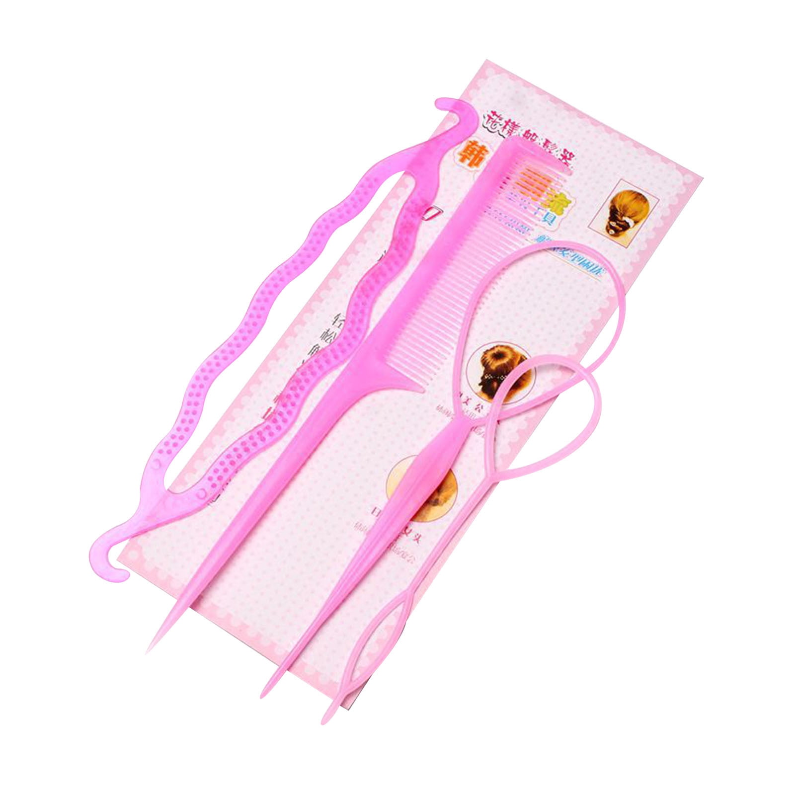 Click here for Fstdelivery 3pcs Hair Tools And 1pcs Rat Tail Comb... prices