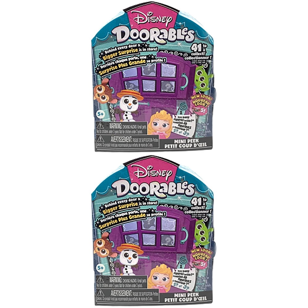 Disney Doorable series 5 mini peek - set of 2 boxes (2-3 figures per ...