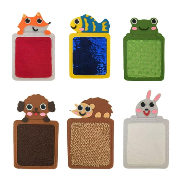 Siruishop 6 Pieces Sensory Mats Cartoon Tactile Sensory Toys Sensory ...