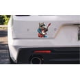 Funny Rock&Roll Guitar Cat Car Sticker – Cool Musician Decal for Car ...