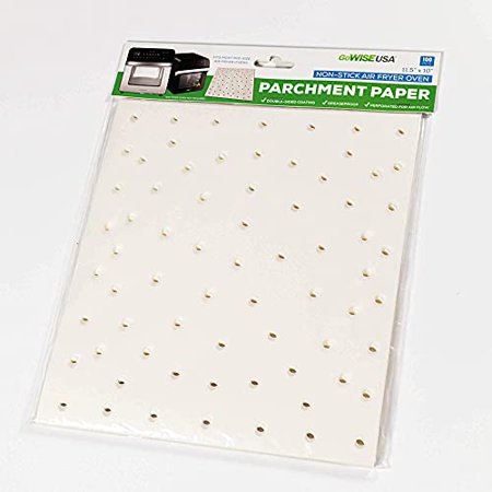 goWISE USA gWA0011 Perforated Parchment Non-Stick Liners for Air Fryer ...