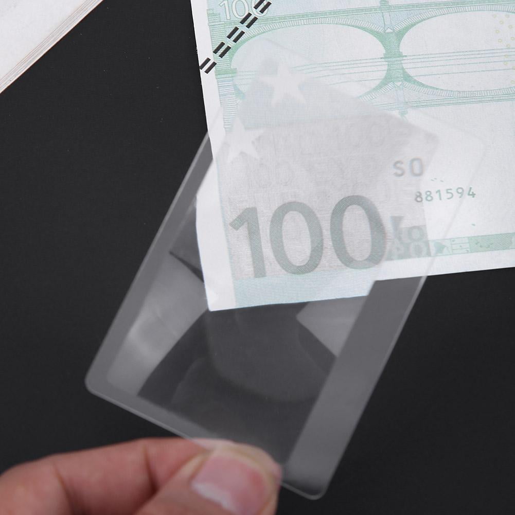 Tarjeta De Lupa 5 uds 3X lupas con forma de tarjeta de crédito lupa ...