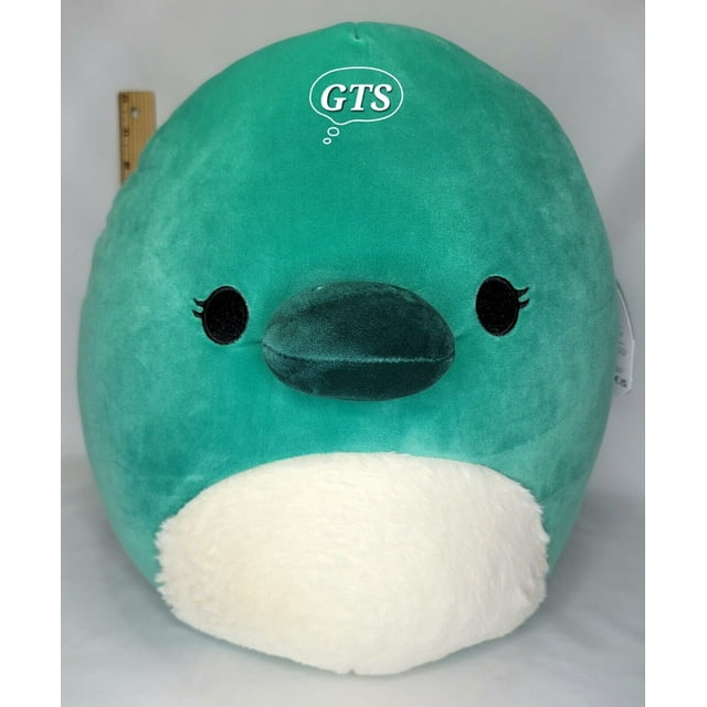 Squishmallow 14" Selassi Platypus Soft Teal FLOPPY TAIL Semiaquatic ...