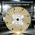 4.5" Diamond Grinding Wheel – 2-in-1 Dual-Side Electroplated Blade for ...