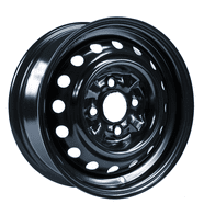 RTX 16x6 Black Steel Wheel, Grey Rim, 5x98 Bolt Pattern, 36mm Offset ...